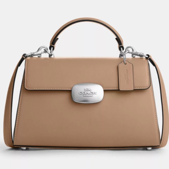 Coach | Bags | Coach Taupetan Leather Crossbodyhandle Bag | Poshmark